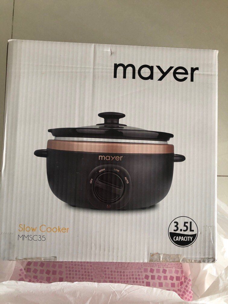 New Mayer slow cooker, TV & Home Appliances, Kitchen Appliances ...