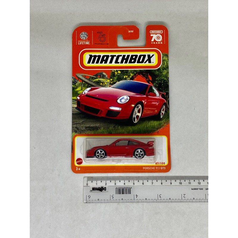 MBX Matchbox PORSCHE 911 GT3 Red 75th Racing Sports 70 th 64 Diecast ...
