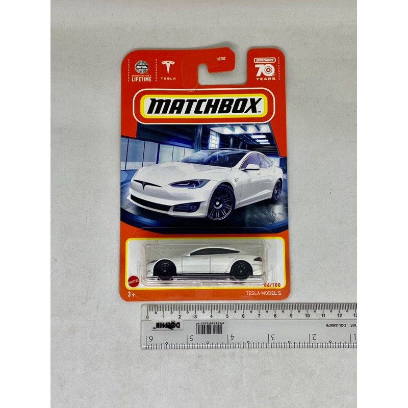 MBX Matchbox TESLA MODEL S Metallic White Electrical Vehicle EV Luxury ...