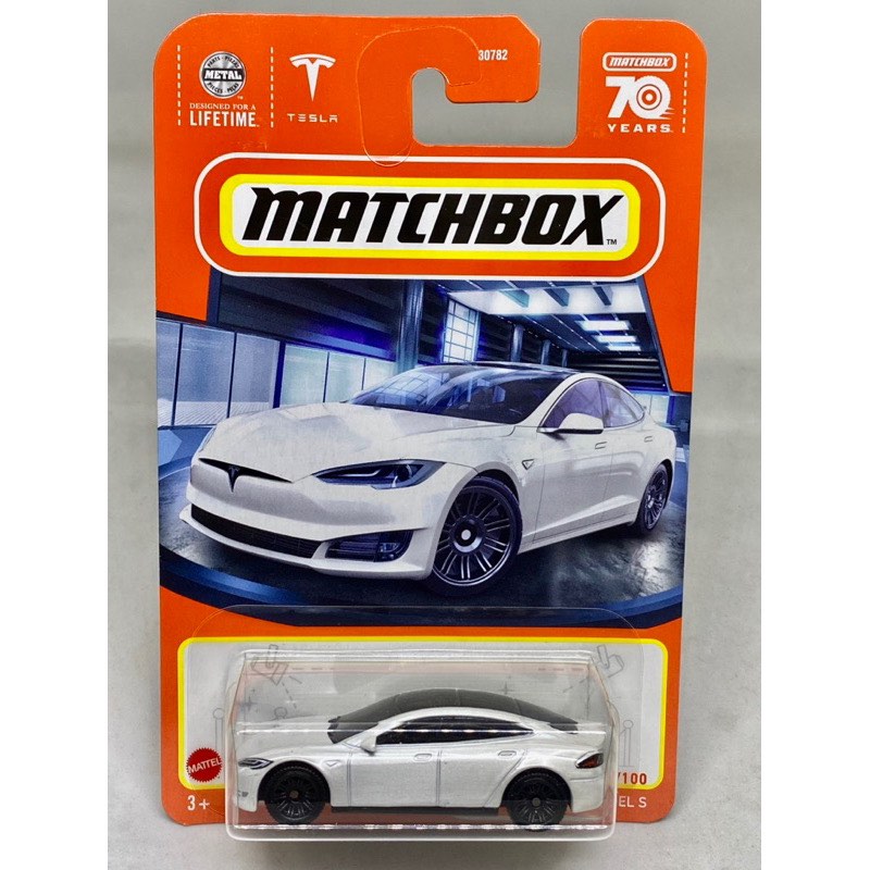 MBX Matchbox TESLA MODEL S Metallic White Electrical Vehicle EV Luxury ...