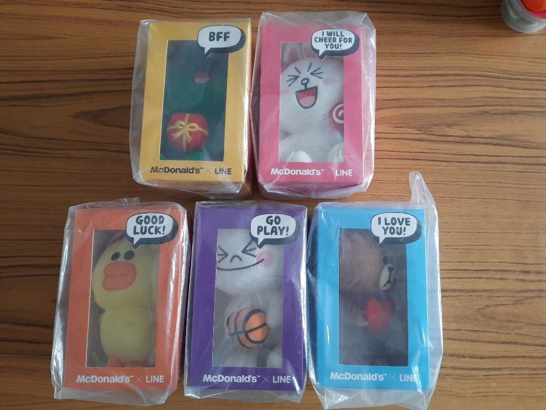 McDonald's Line Friends Collection, Hobbies & Toys, Toys & Games on ...