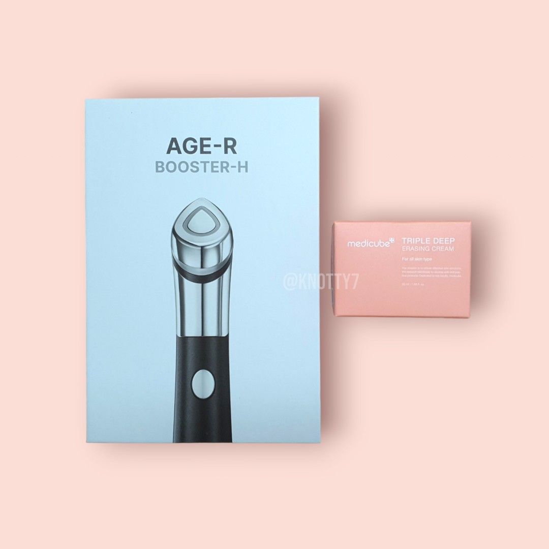 MEDICUBE Age R Booster H Triple Deep Erasing Cream Deep Vita C Ampoule ...