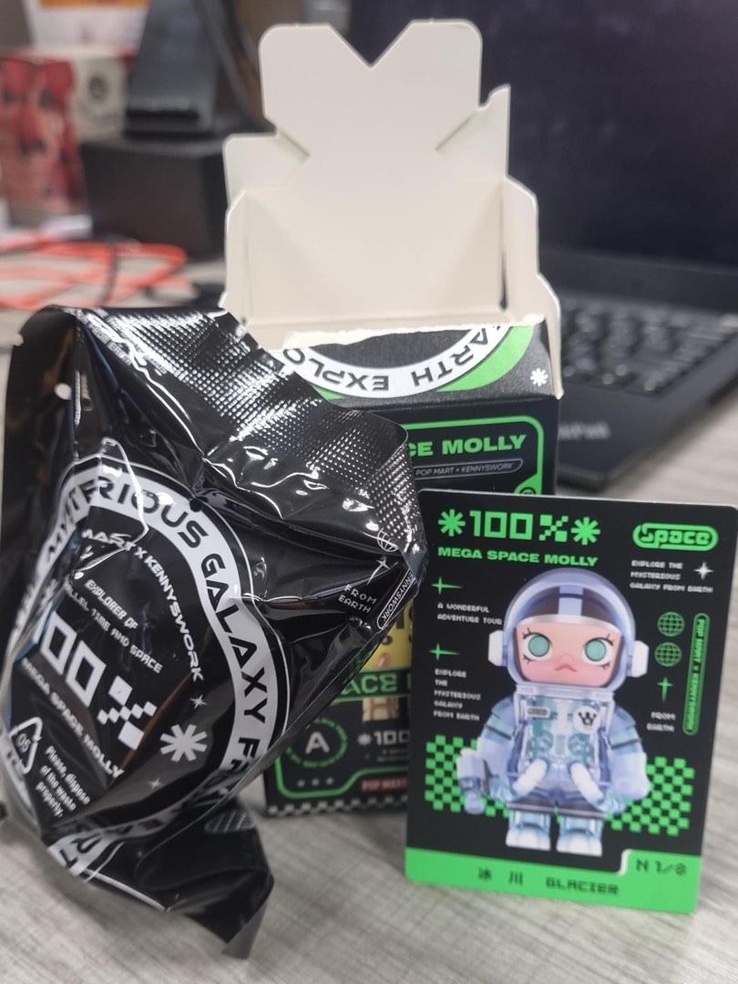 Mega Space Molly 100% - Banana2017/Mint Choco, Hobbies & Toys, Toys & Games on Carousell