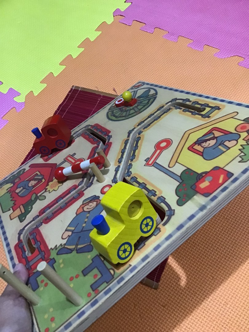 Melissa And Doug Wooden Maze Car Track Hobbies And Toys Toys And Games On Carousell