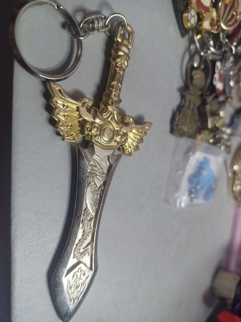 Metal Sword Keychain, Hobbies & Toys, Toys & Games on Carousell