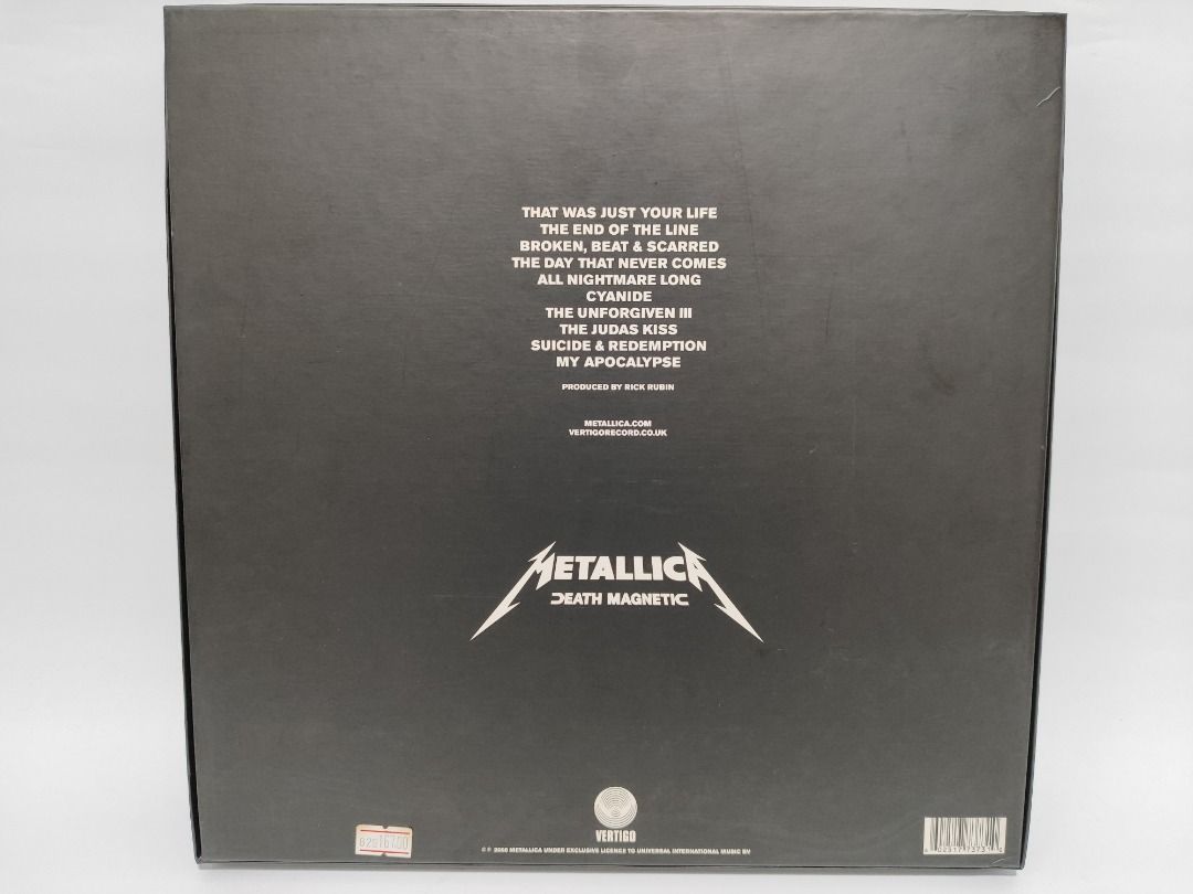 Metallica - Death Magnetic (5 discs Ltd Ed. boxset, audiophile 45rpm ...