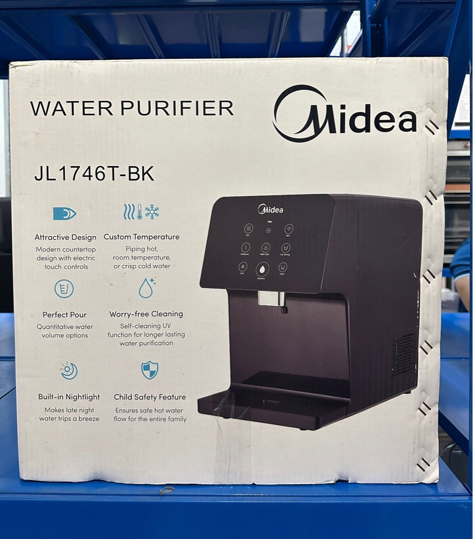 Midea Table Top Water Purifier JL1746T (JL1746T-BK), TV & Home ...