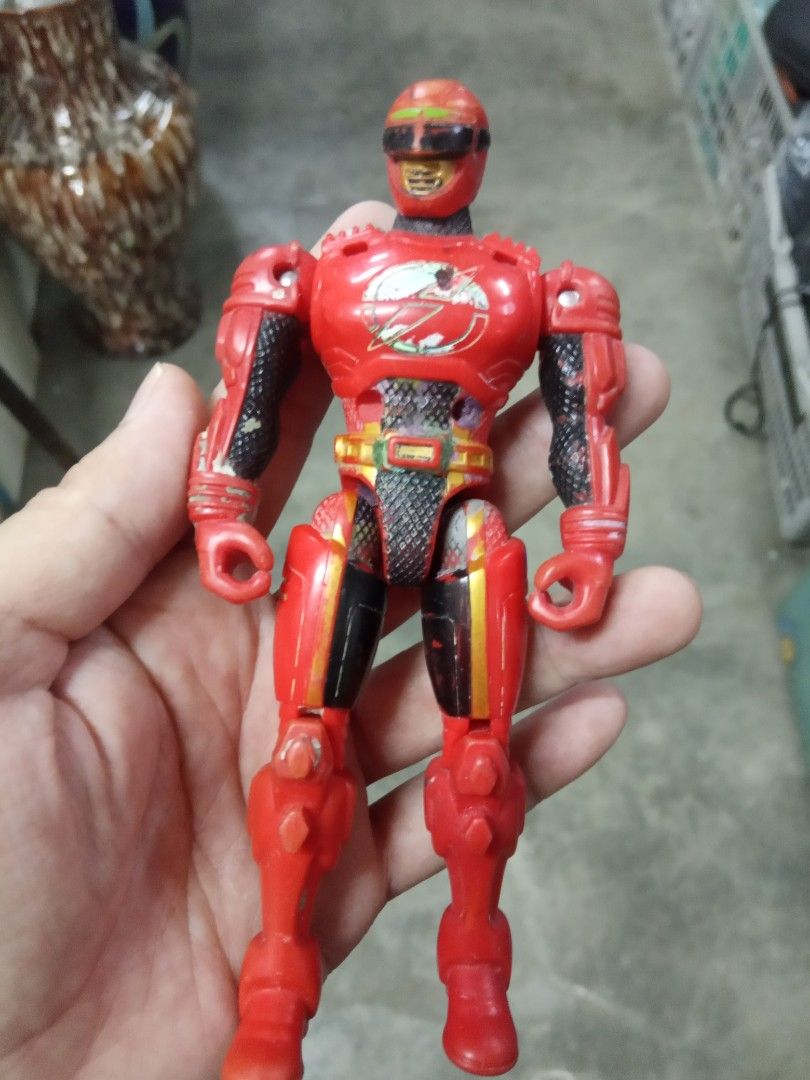 Mighty Morphin Power Rangers Red Action Figure Toy 2006 Mack Operation ...