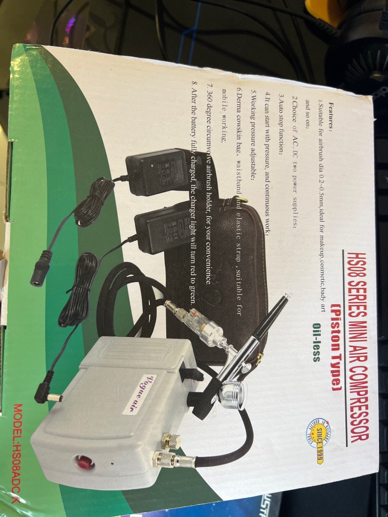 Mini air compressor kit / airbrush / model painting/ scale model ...