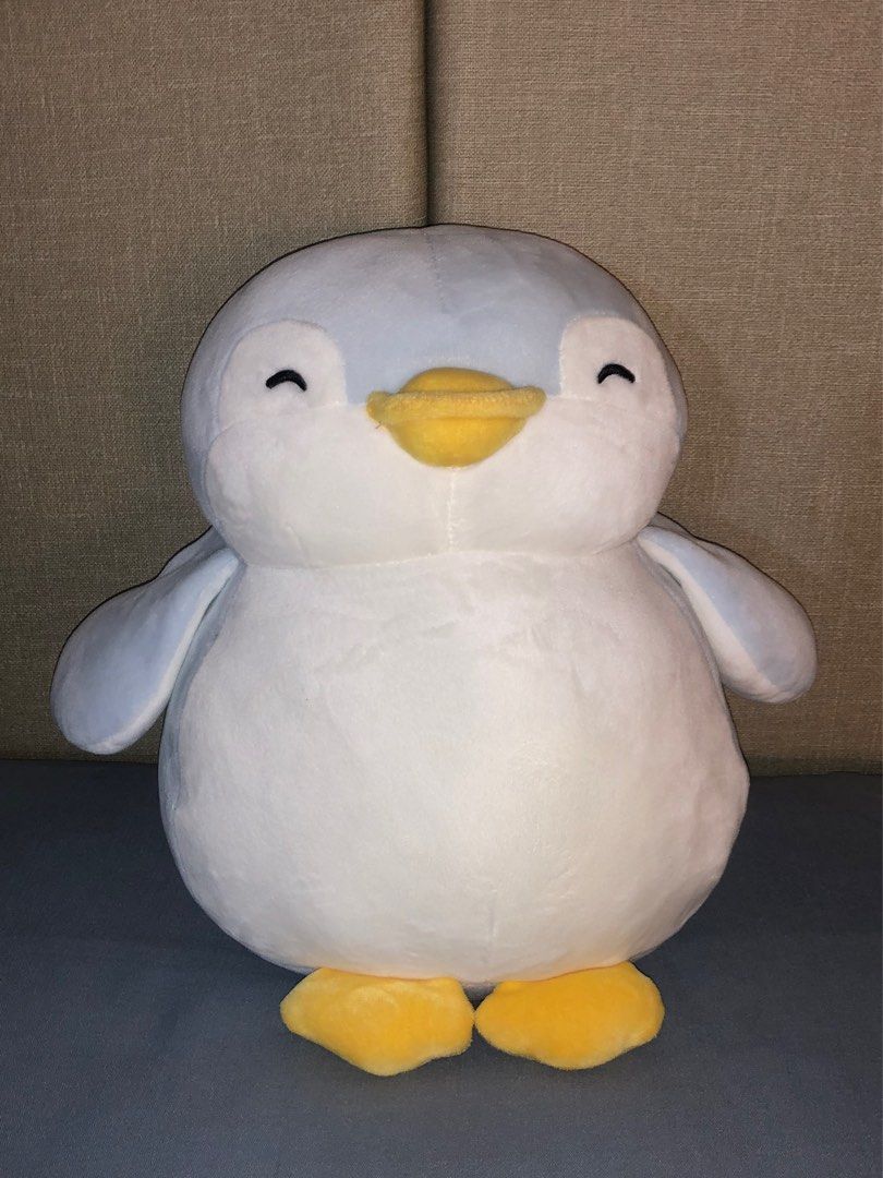 Miniso Penguin plushie stuffed blue soft toy plush, Hobbies & Toys ...