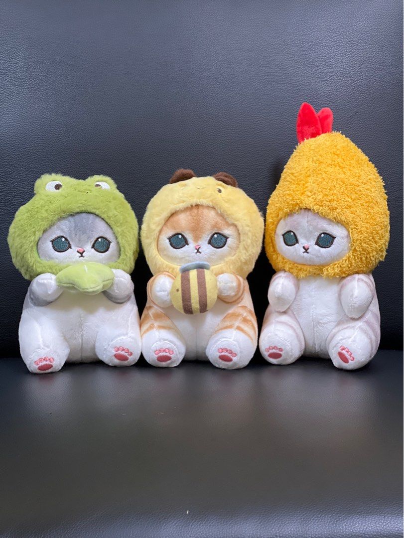 Mofusand Cat Plush Toys (Frog, Fried Shrimp, Honey Bee Design), Hobbies & Toys, Toys & Games on ...