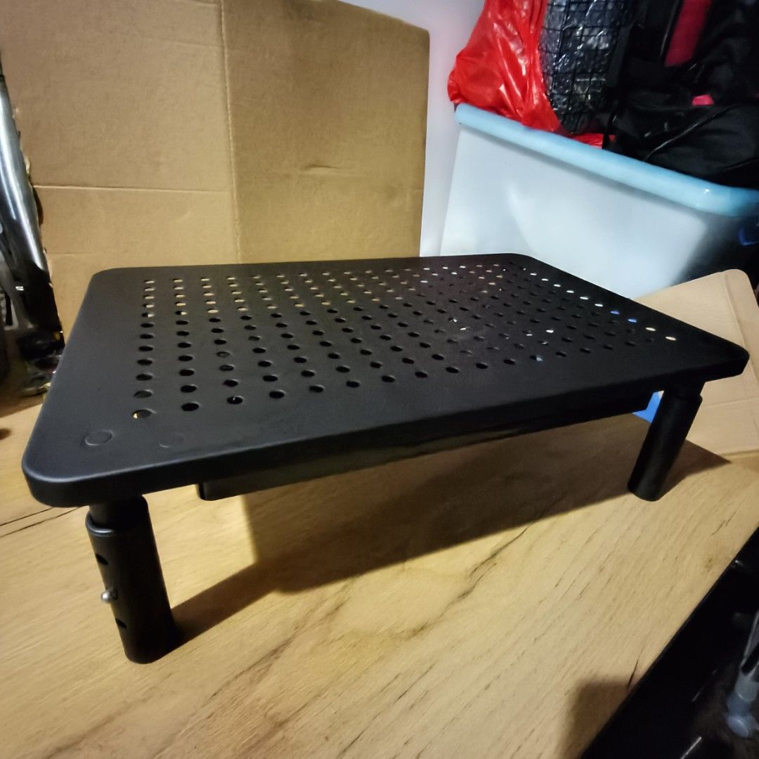 Monitor Riser Metal Stand/Platform with drawer, Computers & Tech, Parts ...