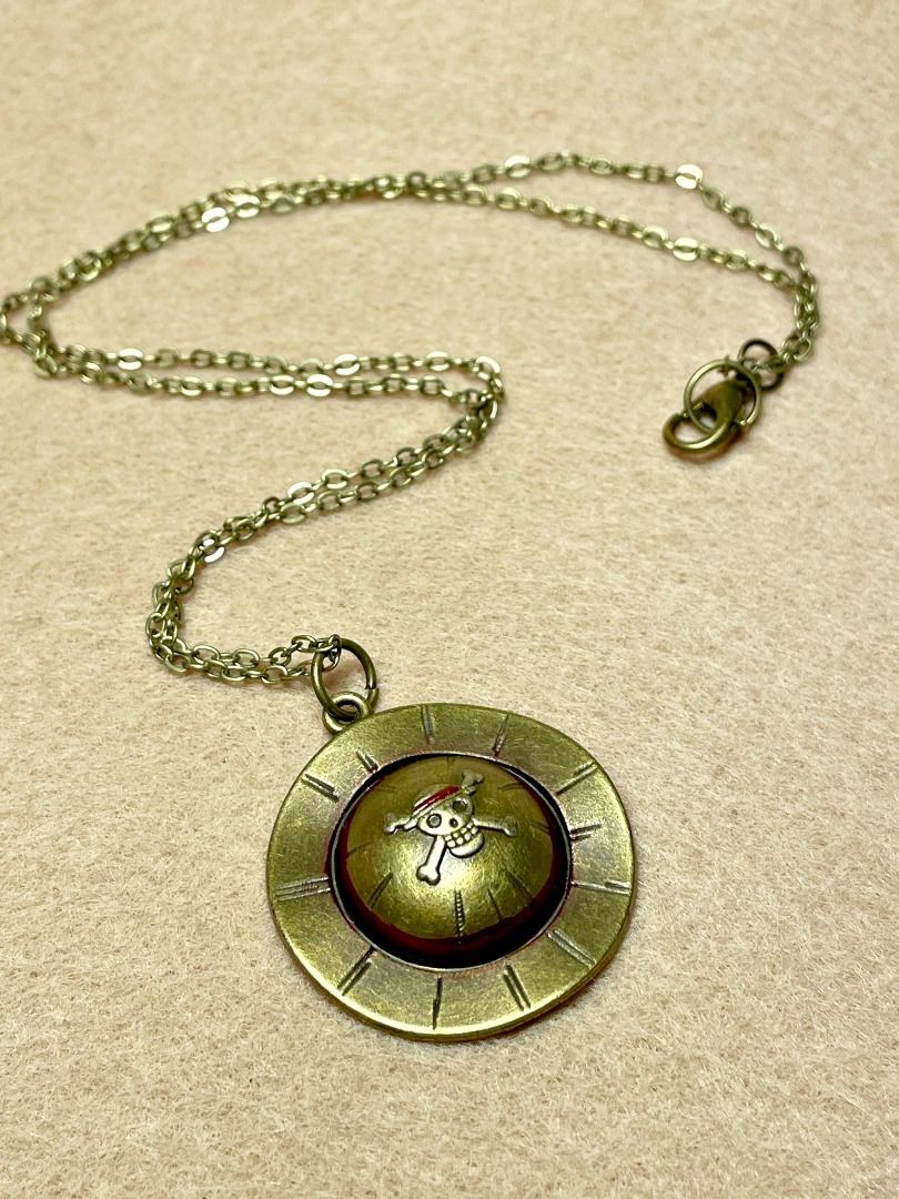 Monkey D. Luffy Necklace | Straw Hat Pirates jewelry | One Piece ...