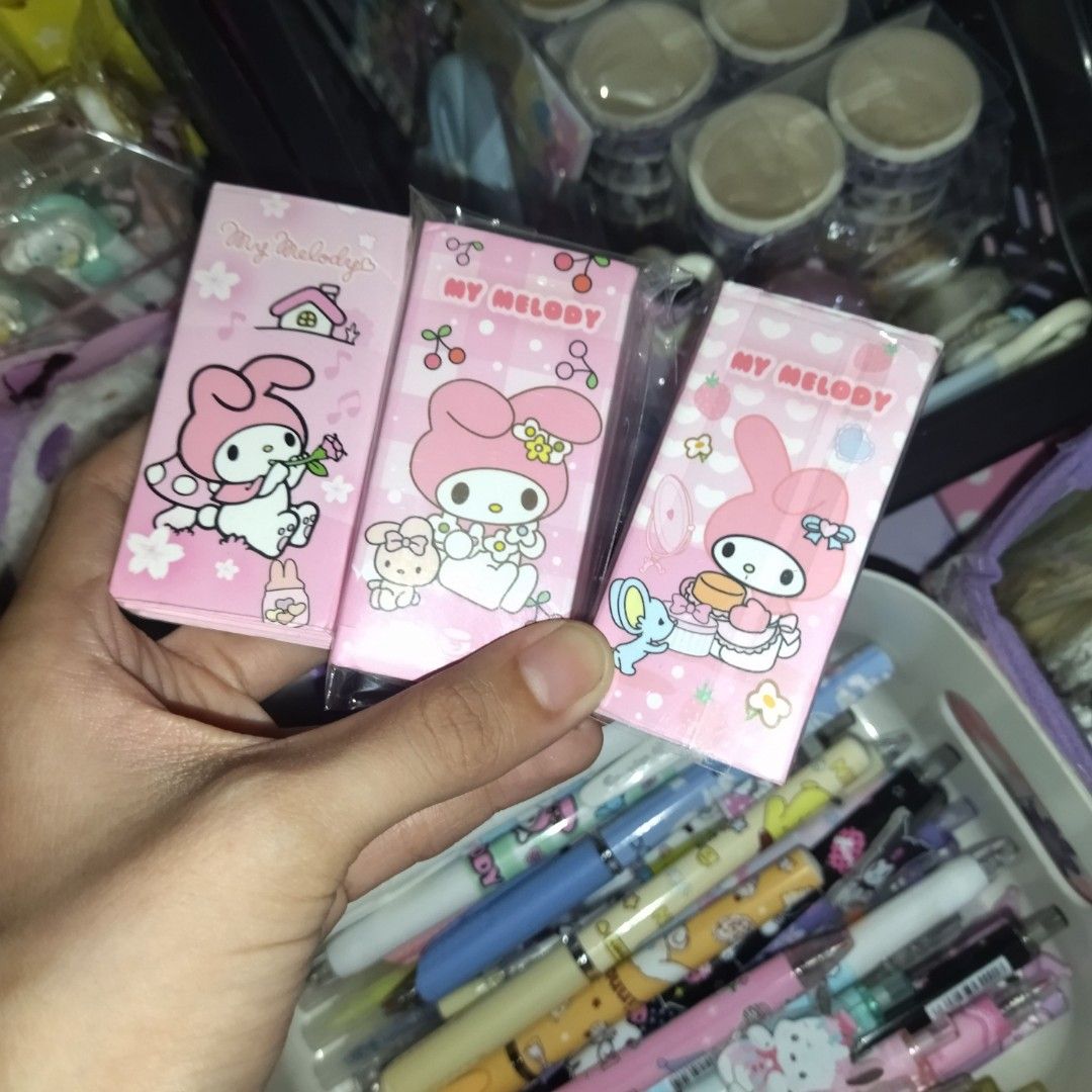 My Melody Foldable Sticky Notes, Hobbies & Toys, Stationary & Craft ...