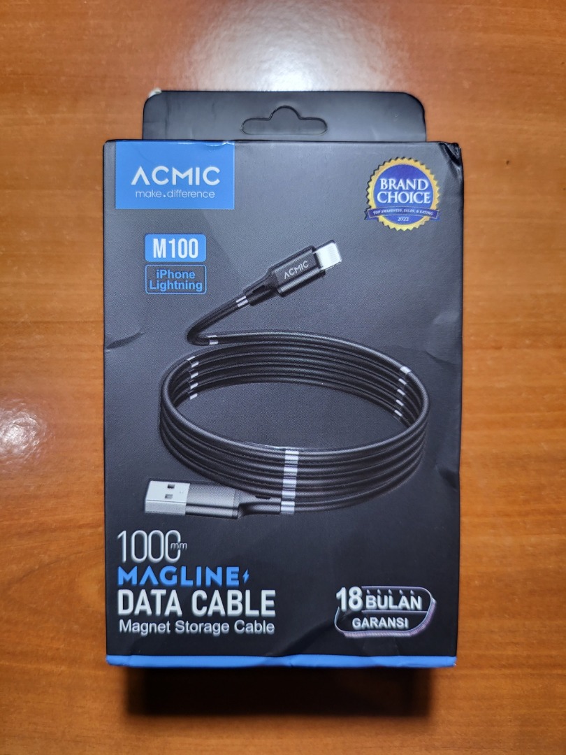 [NEW] Acmic MAGLINE M100 Magnetic Kabel Data Charger Fast Charging ...