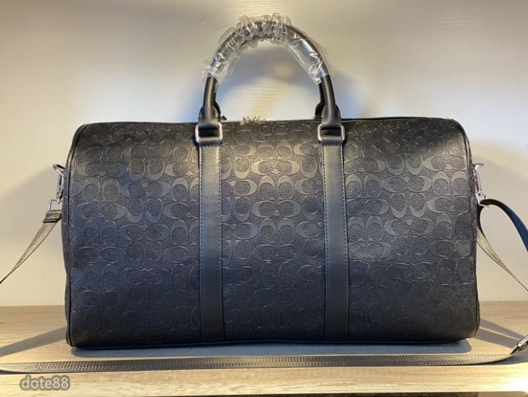 New Coach Original Classic Embossed Black Signature Collection Venturer ...