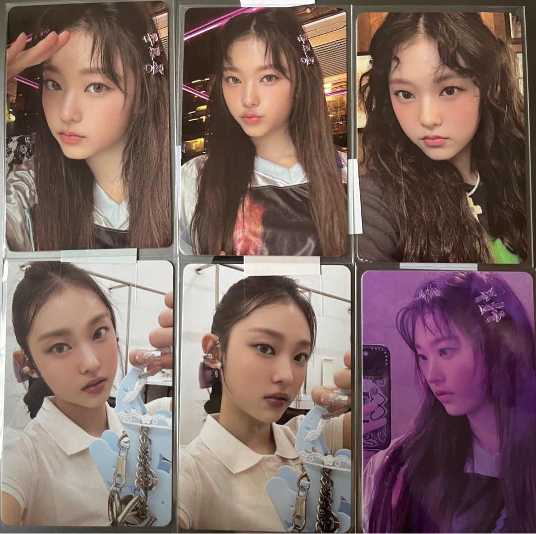 Newjeans Hanni Haerin Danielle wvs 小卡set, 興趣及遊戲, 收藏品及紀念品, 韓流 - Carousell