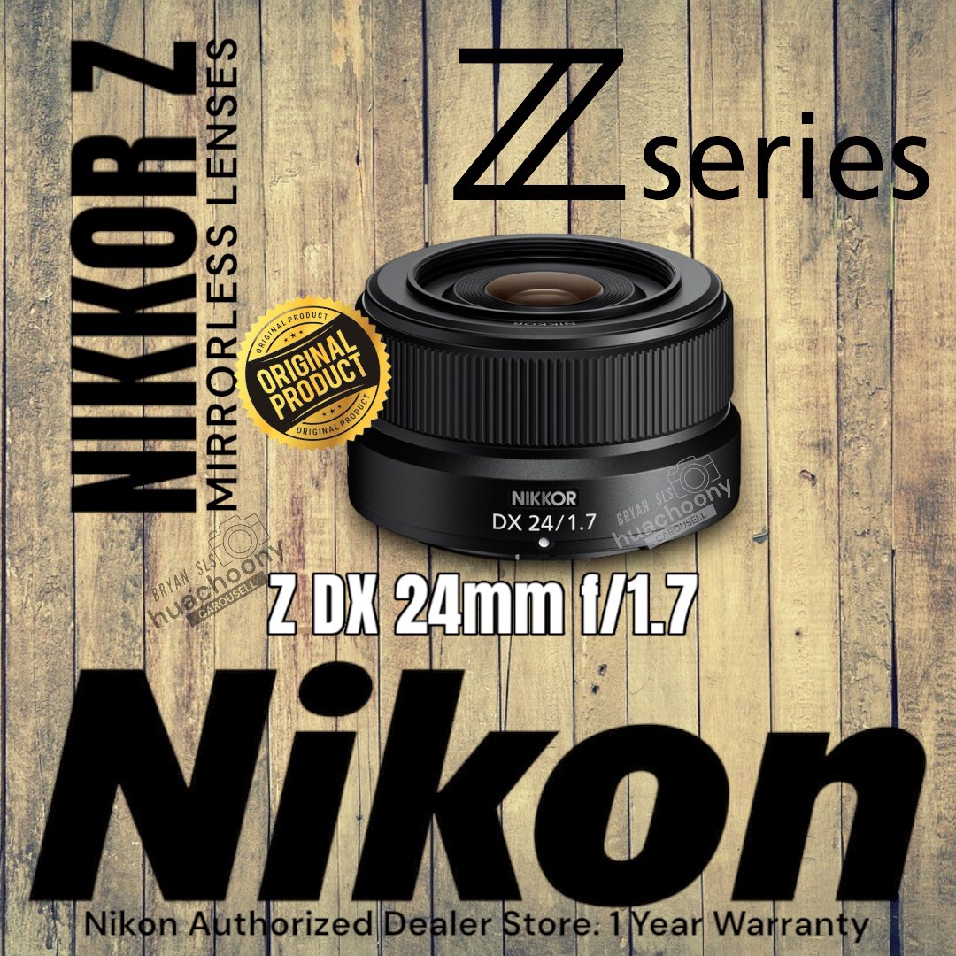 Nikon NIKKOR Z DX 24mm f/1.7 | Z DX 24mm f1.7, Photography, Lens & Kits on Carousell