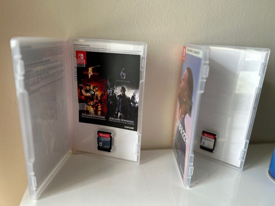 Nintendo Game cards - FIFA 2022 & Resident Evil Triple pack, Video ...