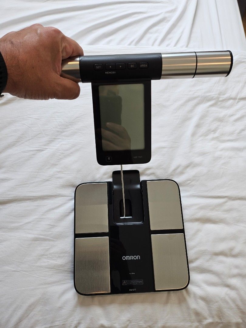 Omron Body Composition Monitor HBF-702T, Health & Nutrition, Health ...