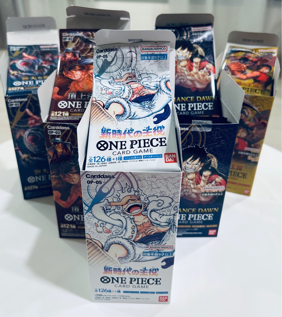 One Piece - Loose Packs OP-01 OP-02 OP-03 OP-04 OP-05, Hobbies & Toys ...