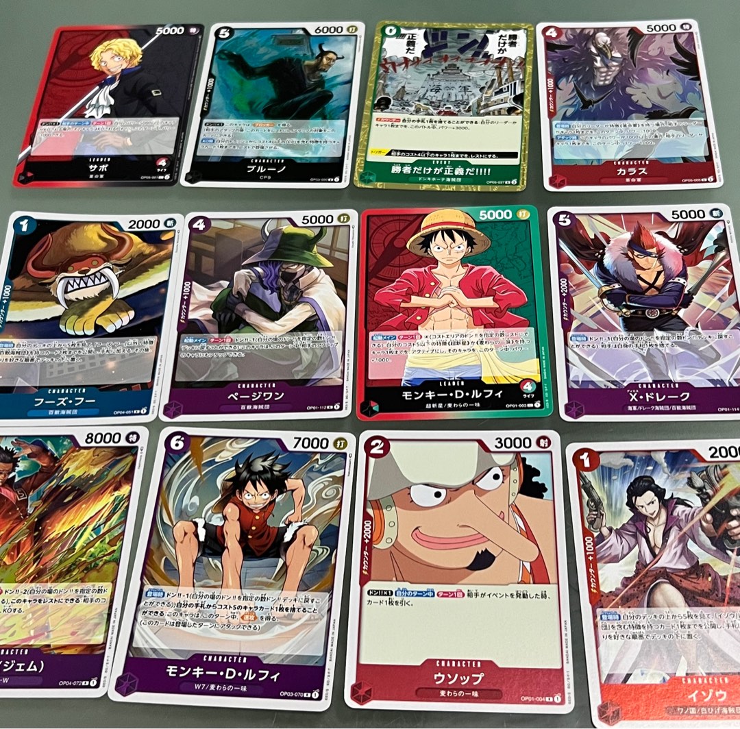 One piece card game, Hobbies & Toys, Toys & Games on Carousell