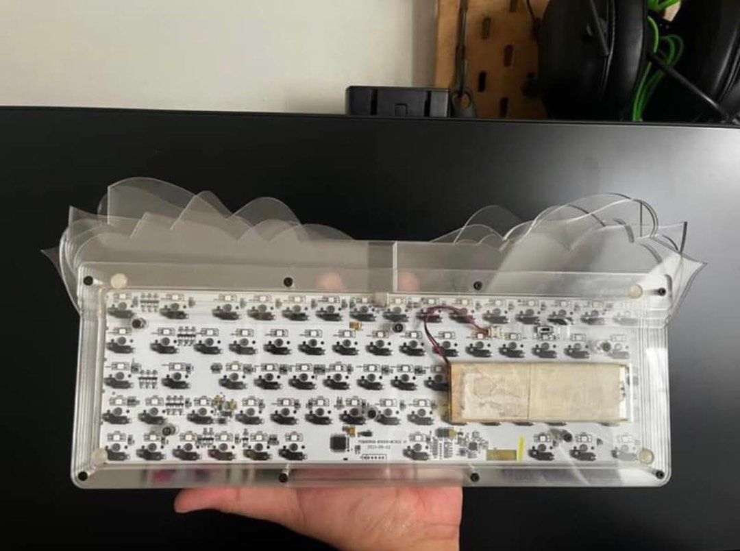 Orchid65 Stacked Acrylic Keyboard, Computers & Tech, Parts ...