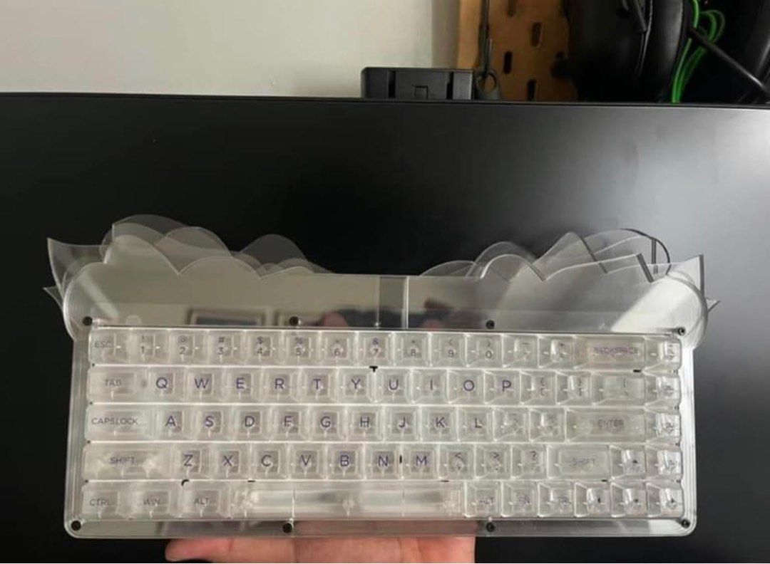 Orchid65 Stacked Acrylic Keyboard, Computers & Tech, Parts ...