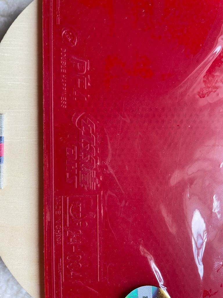 Original DHS 3 Star Table Tennis Racket 3006 (PF4 Rubber) with Round ...