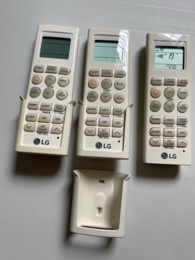 Original LG air conditioner remote control, TV & Home Appliances, Air ...