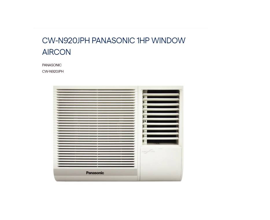 Panasonic 1HP Window Type for Sale, TV & Home Appliances, Air ...
