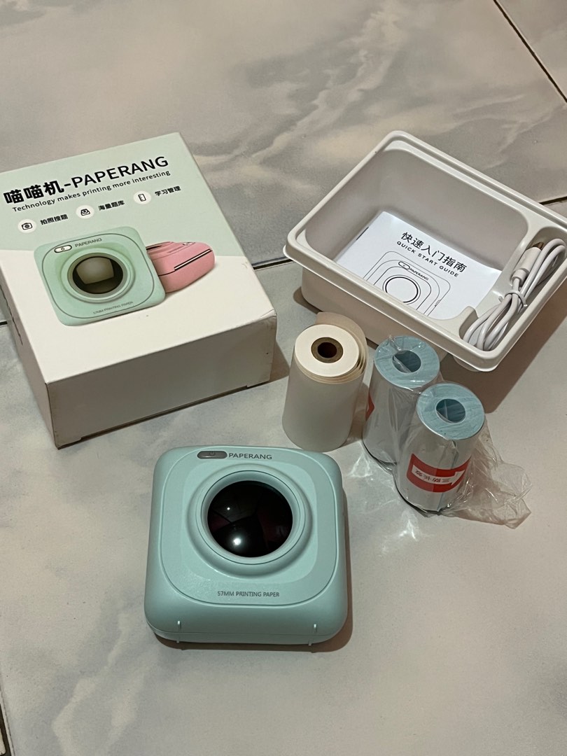 Paperang P1 Portable Phone Wireless Connection Paper Printer, Computers ...