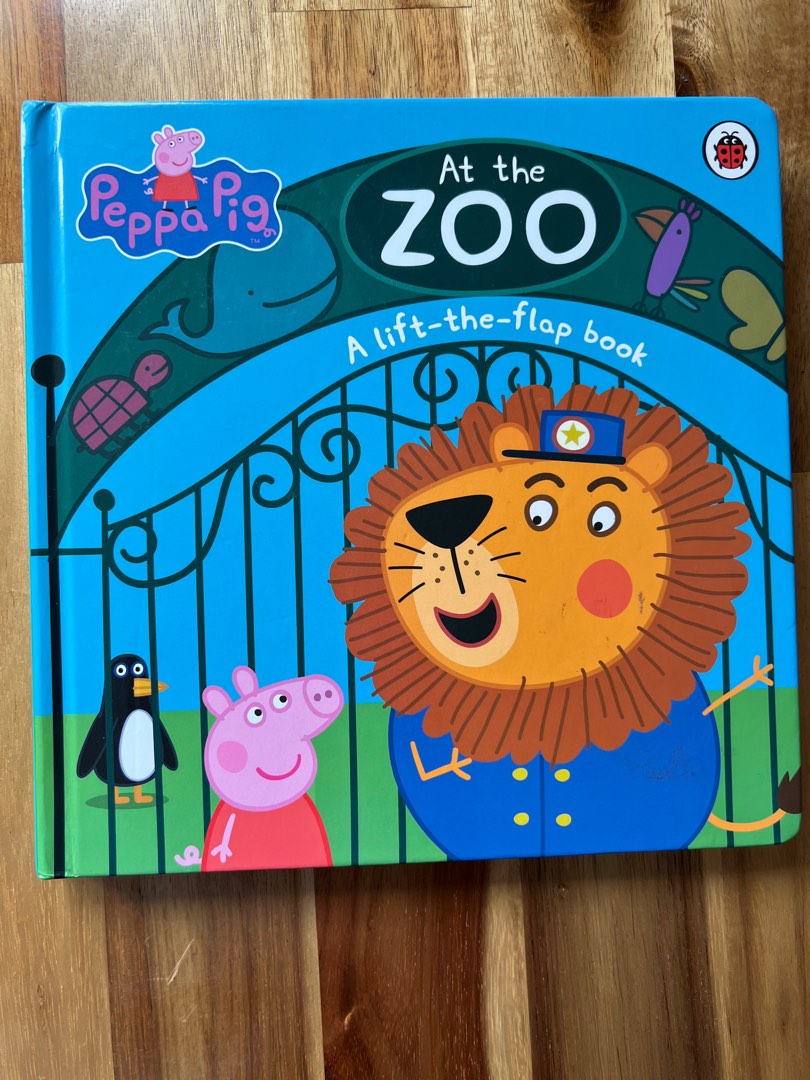 Peppa Pig At The Zoo - A lift the flap book, Hobbies & Toys, Books ...