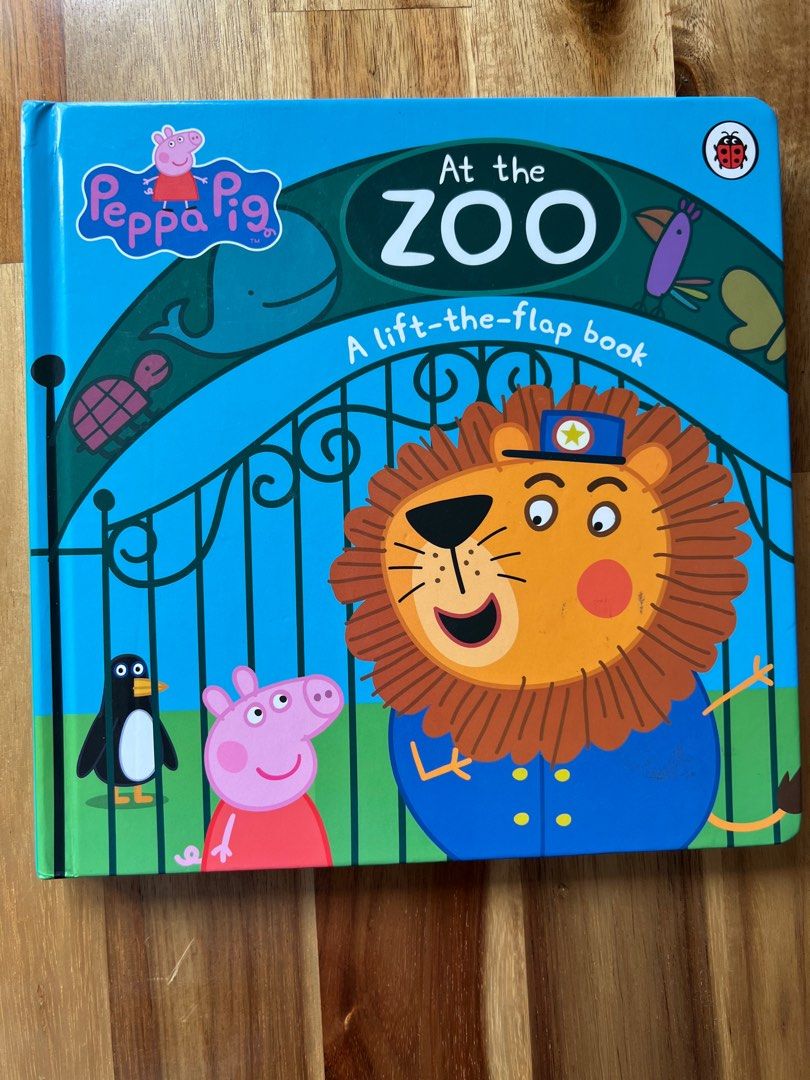 Peppa Pig At The Zoo - A lift the flap book, Hobbies & Toys, Books ...
