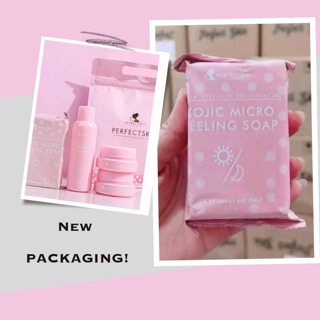 Perfect Skin Kojic Micro-peeling Soap, Beauty & Personal Care, Face ...