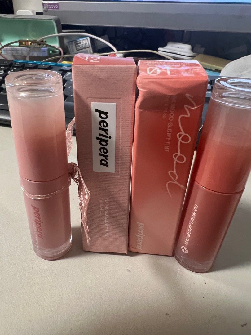 Peripera ink mood glowy balm #01 / #12, Beauty & Personal Care, Face ...