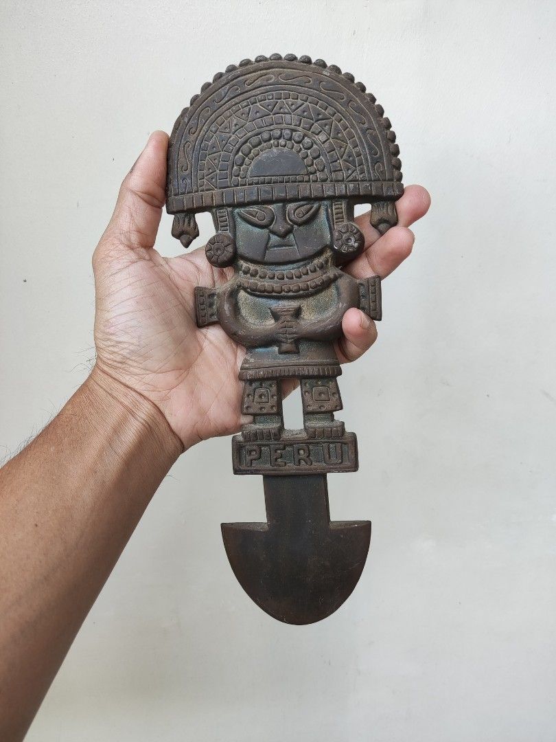 Peruvian Brass Figure, Hobbies & Toys, Memorabilia & Collectibles ...