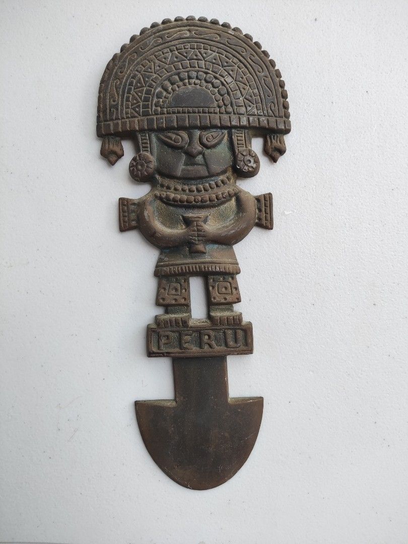 Peruvian Brass Figure, Hobbies & Toys, Memorabilia & Collectibles ...