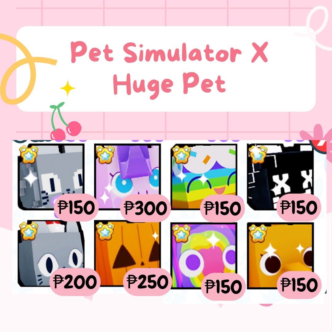 Pet Simulator X Huges, Hobbies & Toys, Toys & Games on Carousell