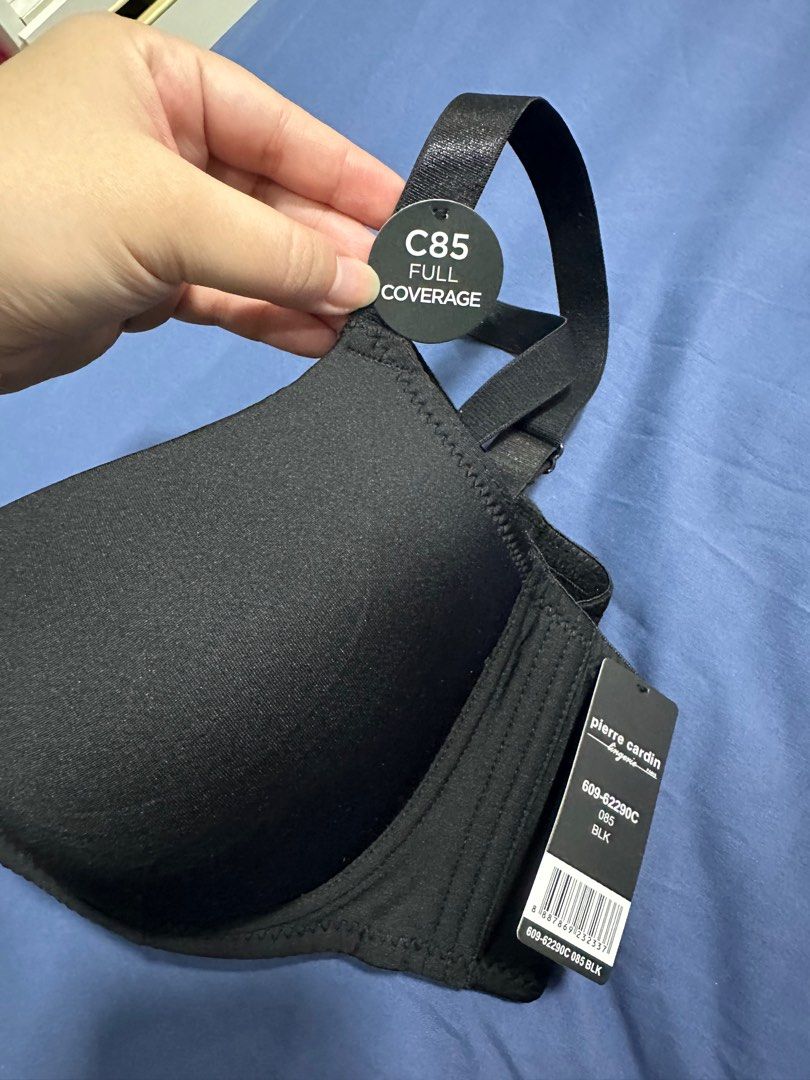 Pierre Cardin Bra (Black), Women's Fashion, New Undergarments ...