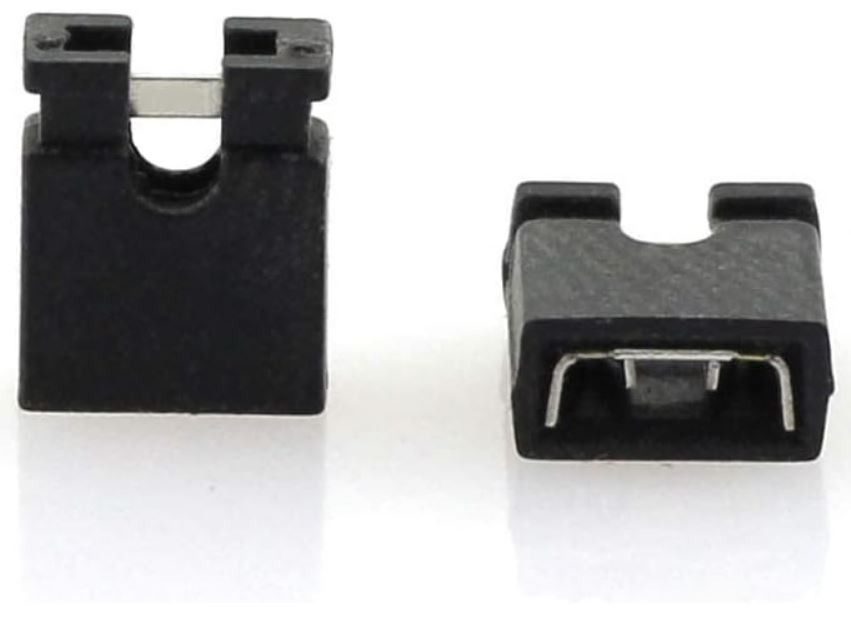 PIN HEADER JUMPER CAP 2.54mm STANDARD SHORT CONNECTION BLOCK CIRCUIT ...