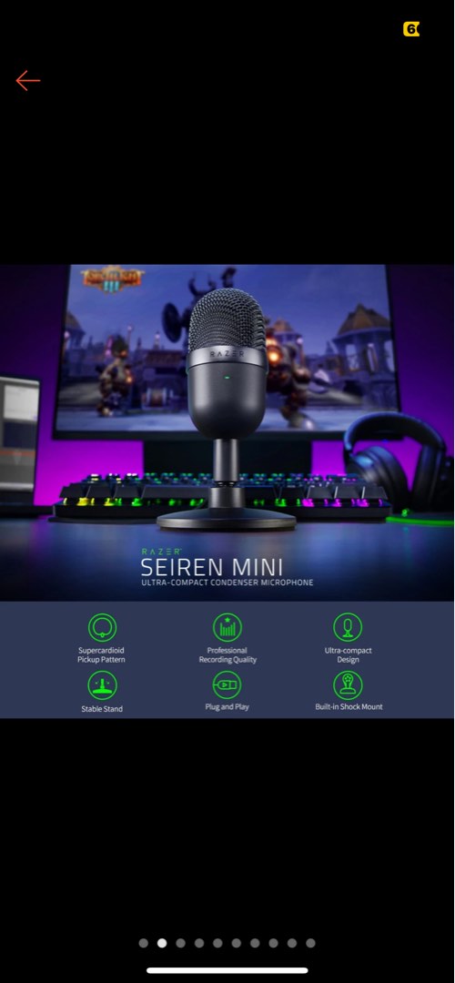 Pink Razer Seiren Mini, Audio, Microphones on Carousell