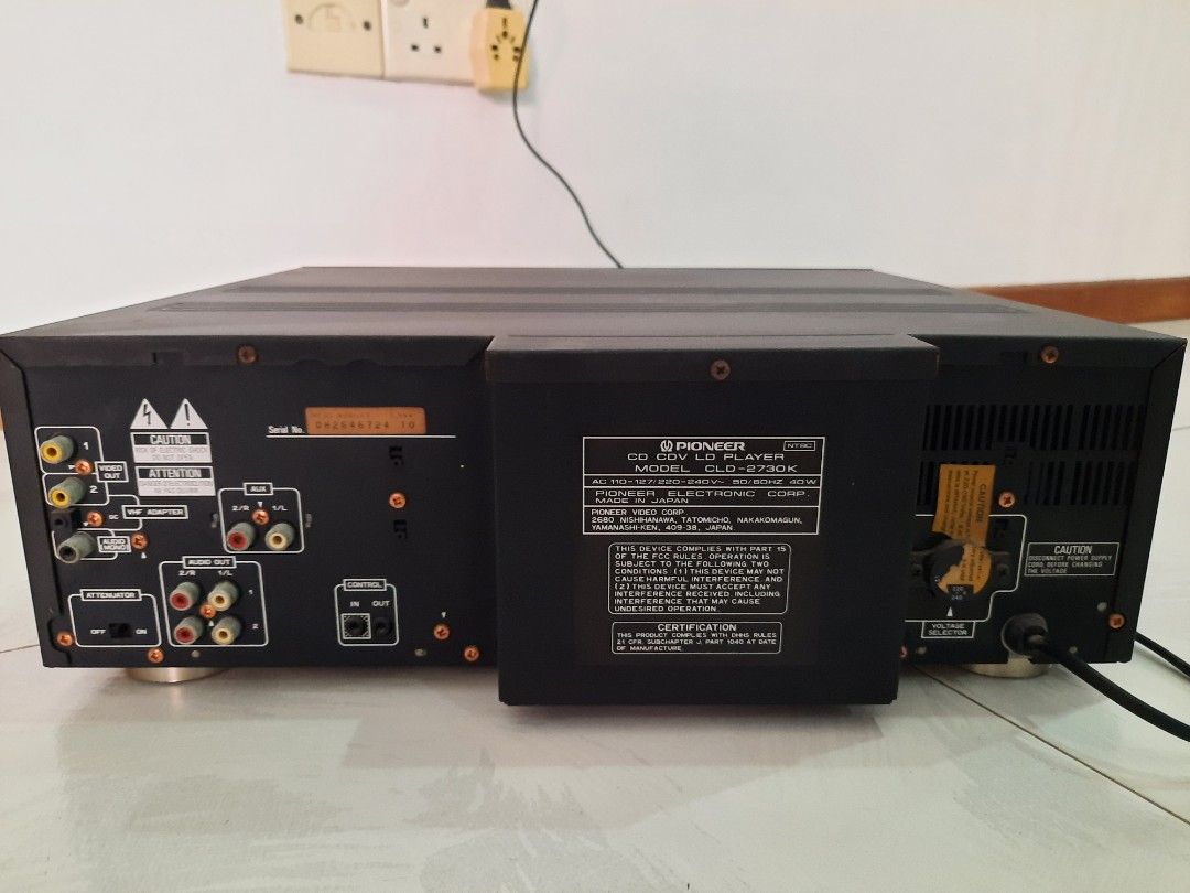 Pioneer CD/LD Player CLD-2730K, TV & Home Appliances, TV & Entertainment, Blu-Ray & Media ...