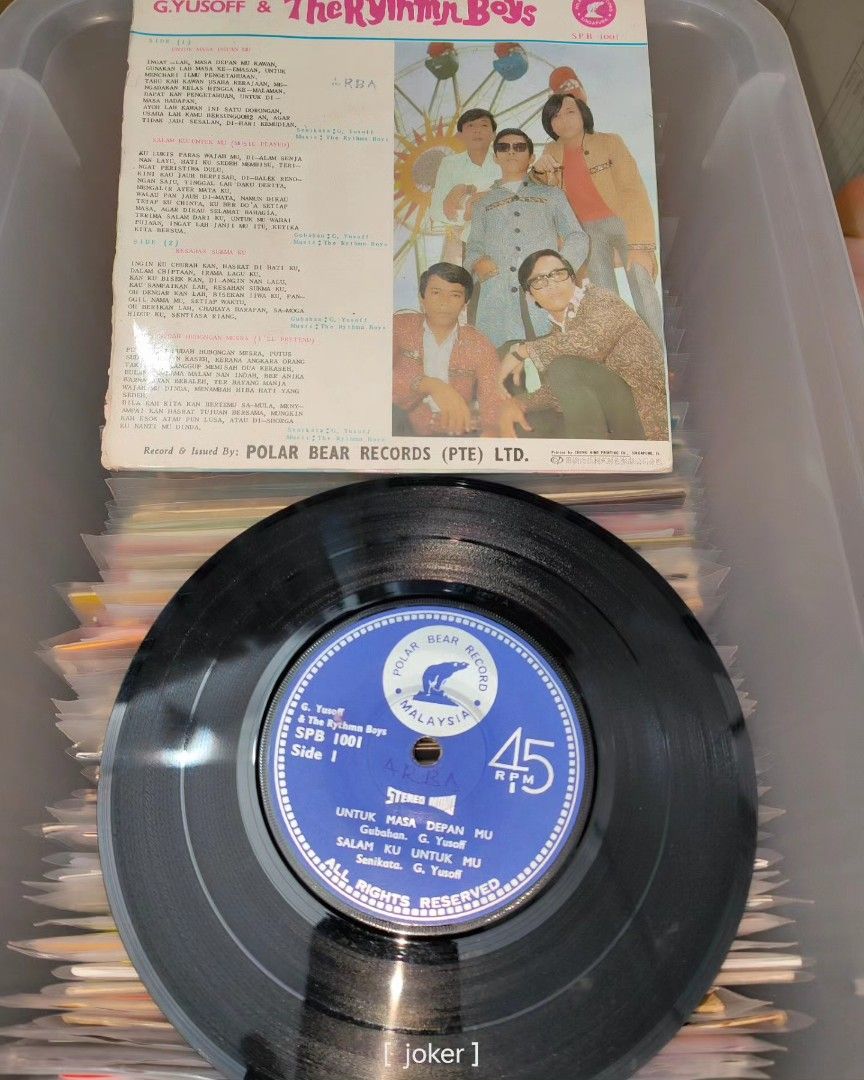 PIRING HITAM / VINYL / EP / LP G Yusoff & The Rythm Boys, Audio, Other ...