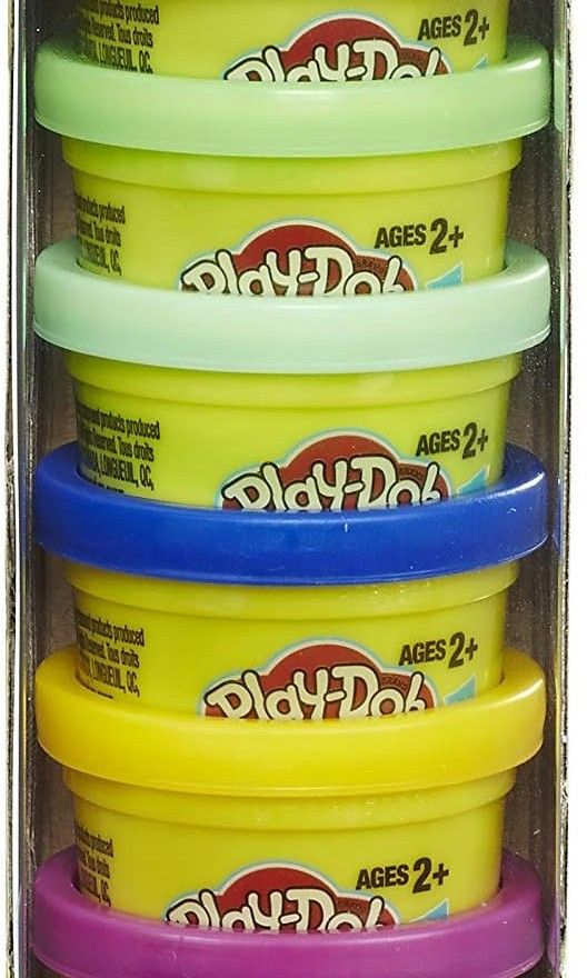 Play-Doh party pack in a tube playdoh (10 colors in mini tubs) not air ...