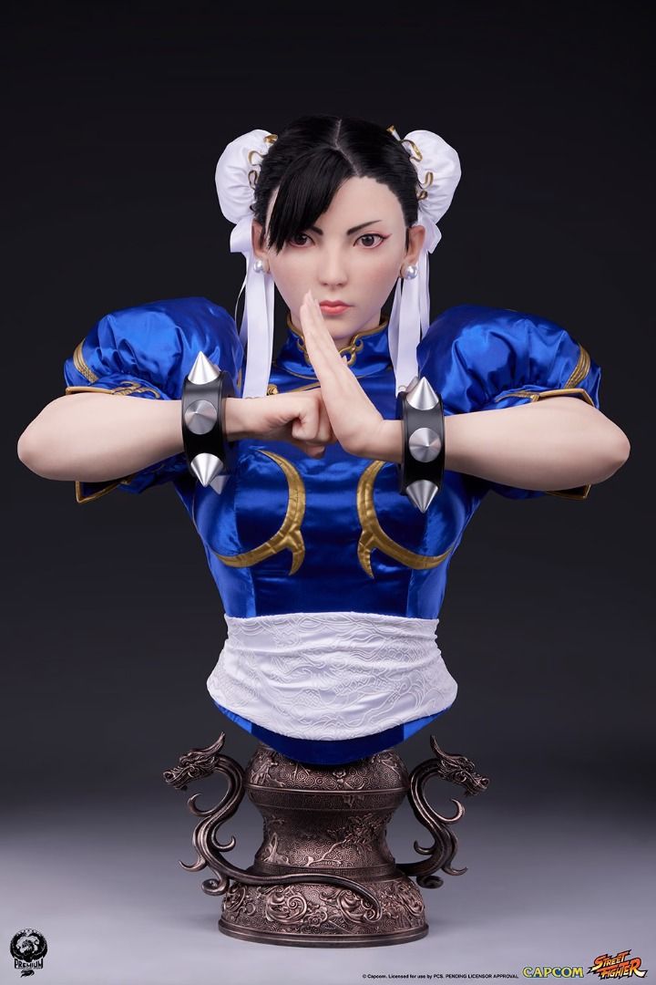 [PO] Sideshow 911553 Street Fighter: Chun-Li Life-Size Bust by PCS ...