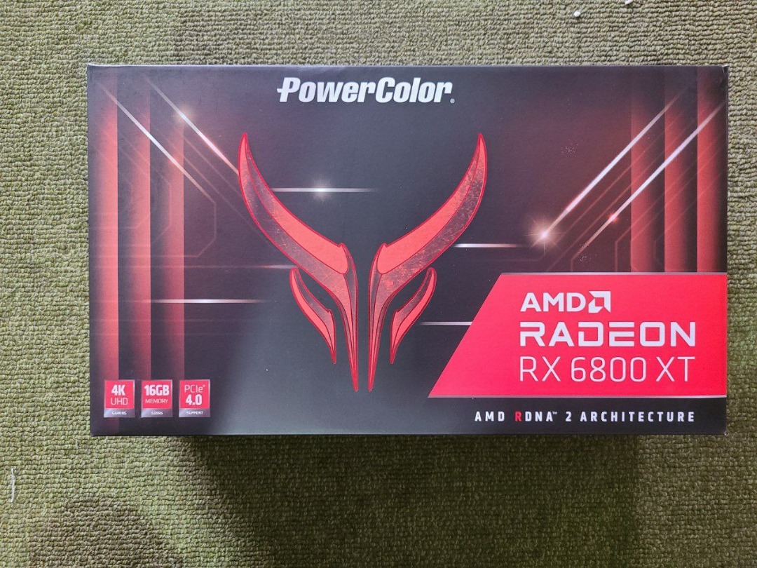PowerColor AMD Radeon RX 6800 XT Graphics Card, Computers & Tech, Parts ...