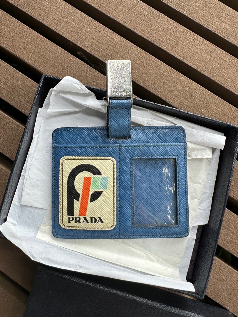 PRADA Land-yard / Staff-card holder, Luxury, Bags & Wallets on Carousell
