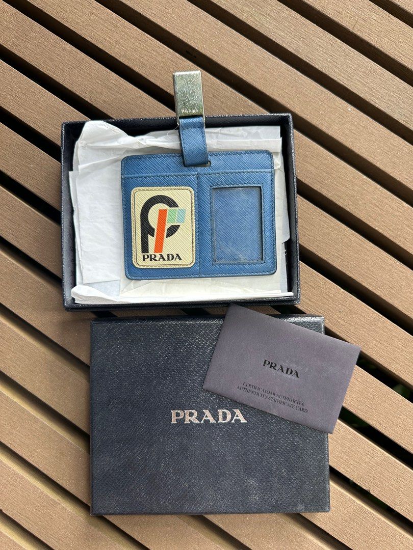 PRADA Land-yard / Staff-card holder, Luxury, Bags & Wallets on Carousell