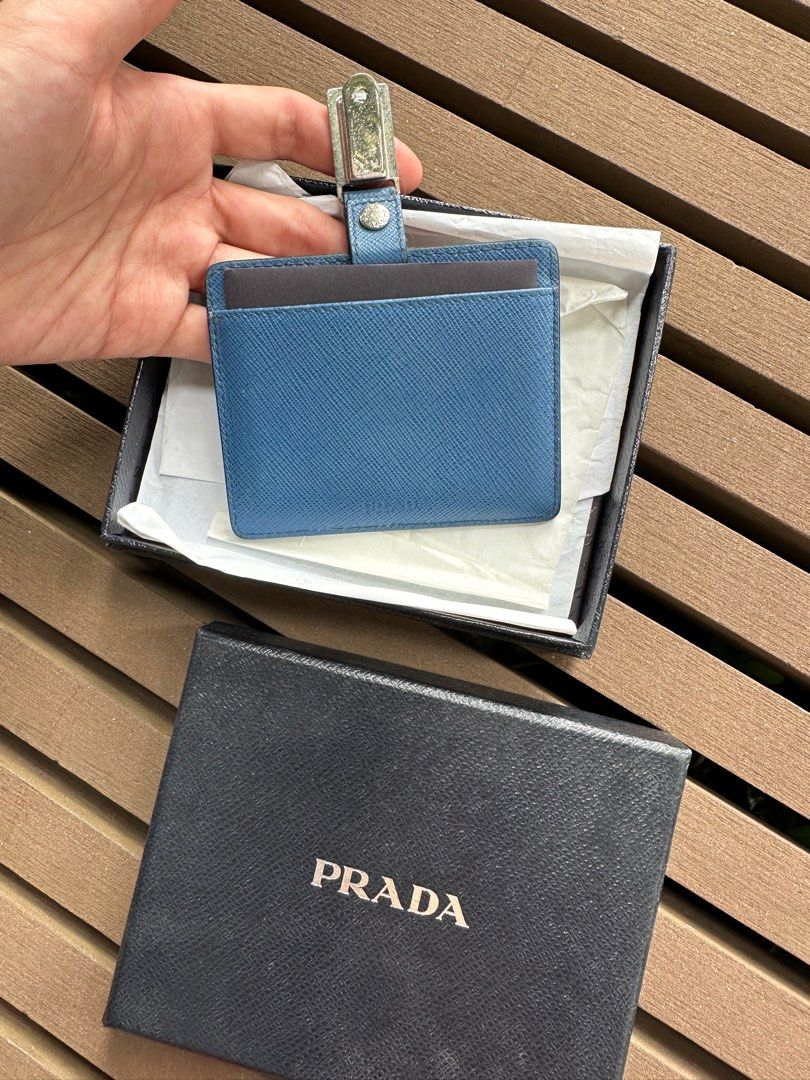 PRADA Land-yard / Staff-card holder, Luxury, Bags & Wallets on Carousell